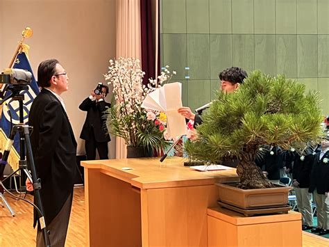 中学卒業式 かえつ有明中・高等学校