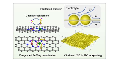 Vanadium As Auxiliary For Fev Dual Atom Electrocatalyst In Lithium