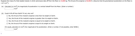 Solved 1 67 M S2 A Calculate In M S2 Its Magnitude Of