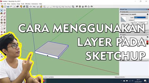SketchUp Tutorial Cara Menggunakan Layer YouTube