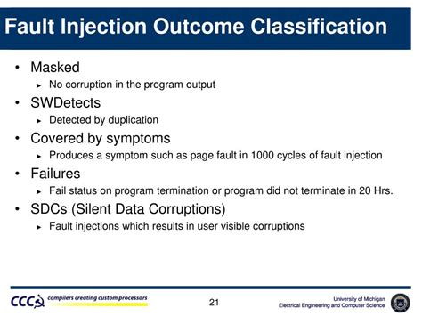Ppt Reducing The Cost Of Protection Against Soft Errors Using Profile Based Analysis