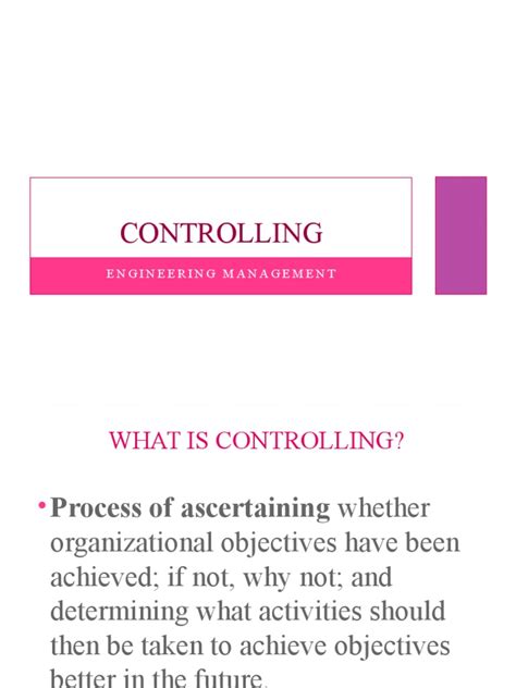 Controlling Report Pdf