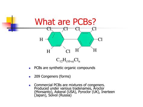 Ppt Polychlorinated Biphenyls Pcbs Toxic Substance Control Act