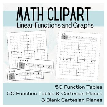 Linear Function Tables And Graphs Clipart 50 PNG Images By Order Of Ops