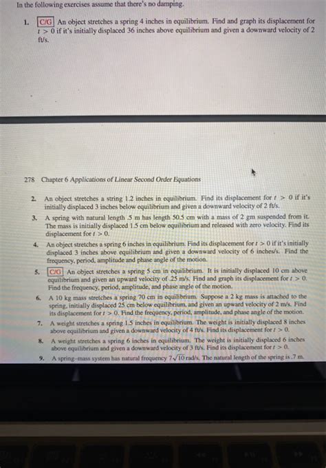Solved In The Following Exercises Assume That There S No Chegg