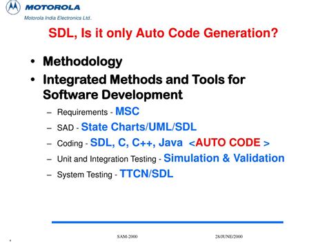 Ppt Sdl Based Auto Code Generation A Multi Beneficial Approach
