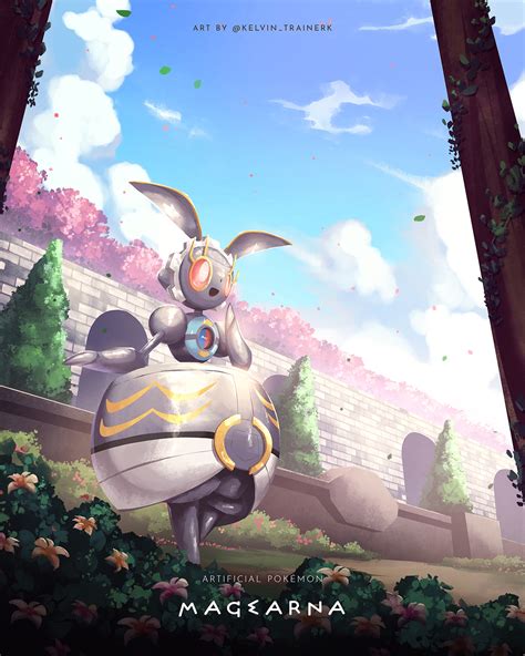 Magearna And Magearna Pokemon Drawn By Kelvin Trainerk Danbooru