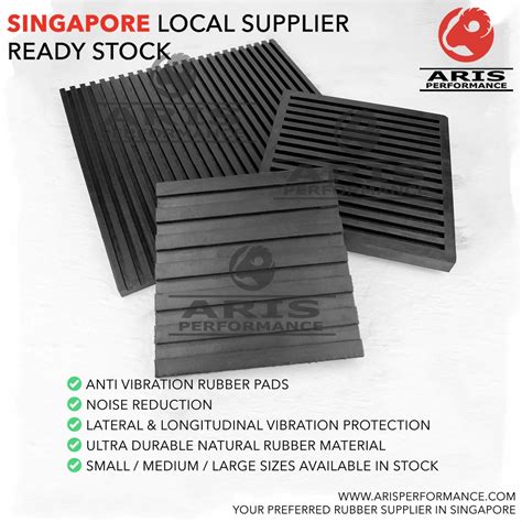 Anti Vibration Rubber Pad Anti Slip Shock Absorbing Rubber Pad