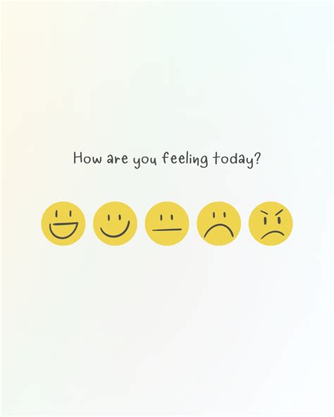 How Are You Feeling Today Faces