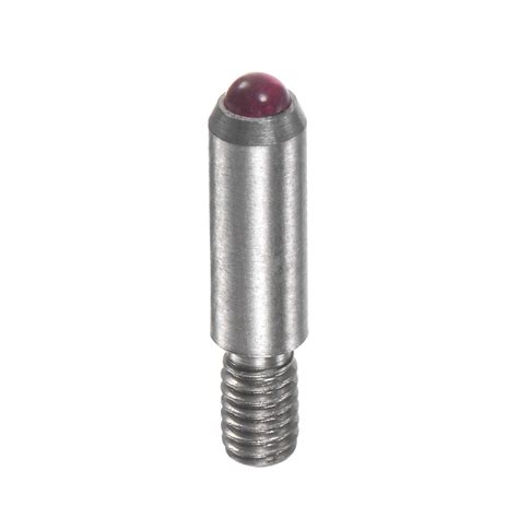 Uxcell Ruby Ball Contact Point 10mm Length Measuring Probe 2mm Diameter Ruby Ball Tip M2 5