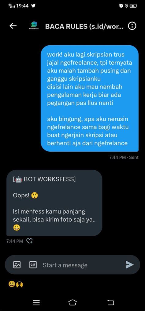 BACA RULES (s.id/worksfess) on Twitter: "work! mohon bantuan nya ya ...
