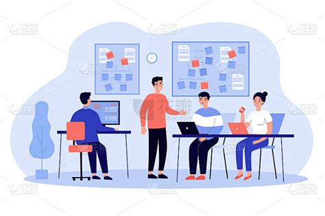 开发软件的程序员团队