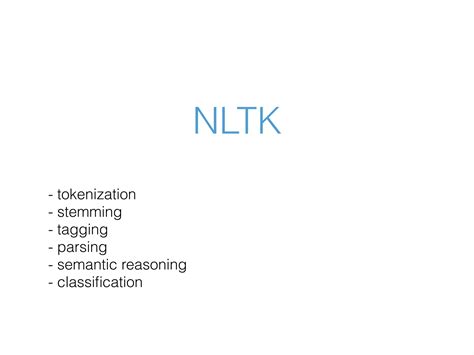 Basic Nlp With Python And Nltk Ppt