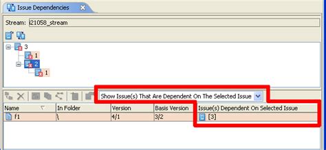 The Issue Dependencies Tab