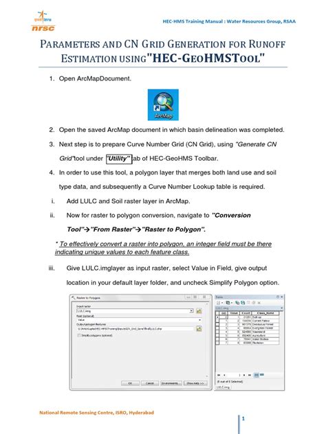 Parameters And Cn Grid Generation Manual Hec Hms V2 New Pdf Parameter Computer Programming