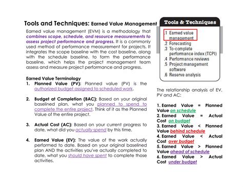 Earned Value Management PDF