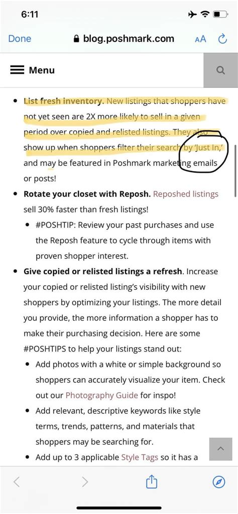 Copied And Relisted Items Dont Show Up Under “just In” R
