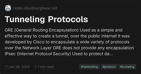 Tunneling Protocols