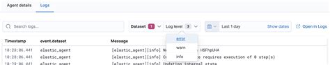 View Elastic Agent Logs In Fleet Fleet And Elastic Agent Guide Elastic