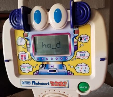 Vtech Alphabert The Ready To Read Robot Alphabet Learning Toy Works 4570684978