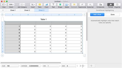 Iwork Heatmap In Numbers Colouring Cells By Their Numeric Value Ask Different
