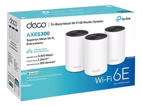 Router Tp Link Deco Xe5300 Wi Fi 6e Mesh Tribanda 3pack Mercadolibre
