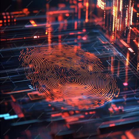 A Detailed View Of A Fingerprint Recognition Algorithm Displaying The