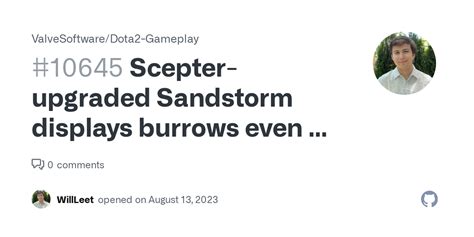 Scepter Upgraded Sandstorm Displays Burrows Even If Burrowstrike Is Not Skilled Or Otherwise On