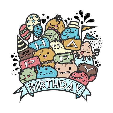 Doodle Art Happy Birthday At Blake Sadlier Blog