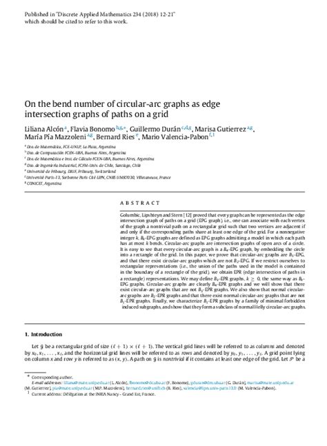 pdf on the bend number of circular arc graphs as edge intersection