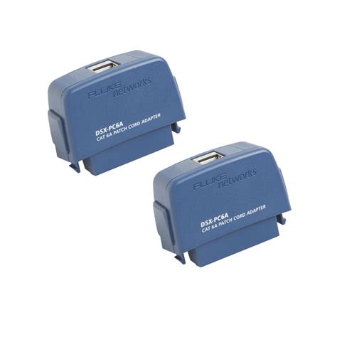 Fluke Part DSX PC AS DSX Patch Cord Test Adapter Set For Cat A Patch Cords Telecom Rentals