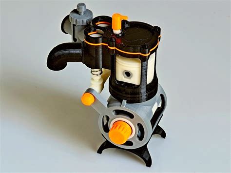 4 Stroke Flat Head Engine V20 By Bootjevaarder Download Free Stl Model