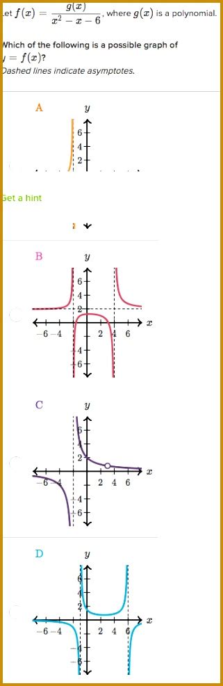 7 Graphing Rational Functions Worksheet Fabtemplatez
