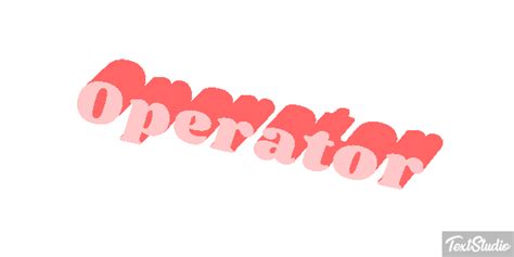 Operator Word Animated  Logo Designs