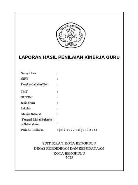 contoh laporan pkg pdf