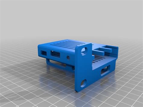 Rack Mount Raspberry Pi Case Remix By Patpend Download Free Stl Model