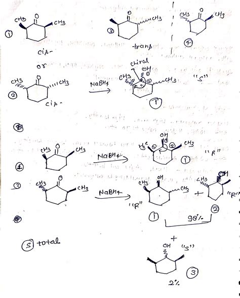 [solved] 2 6 Dimethylcyclohexanone Is Commercially Available As A Mixture Of Course Hero
