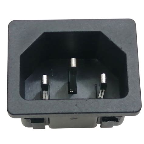 Iec C14 Male 3 Pin Connector