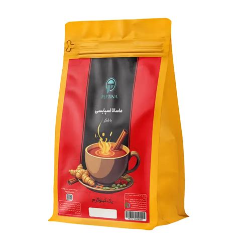 ماسالا اسپایسی فله پپتینا با شکر پاکت یک کیلوگرمی پپتینا