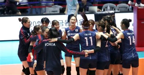 [포토]한국여자배구 아시아지역 최종예선 진출