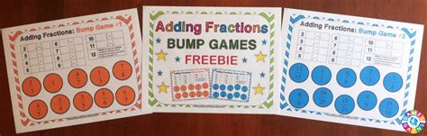 Bump Up The Fun With Fractions Games 4 Gains