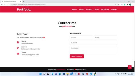 GitHub Anowar Portfolio This Is The Visual Re Presentation Of My Skills And Passion About