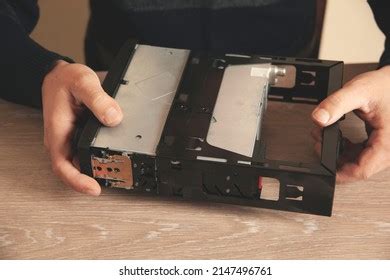 Man Removing Battery Laptop Adhesive Stripes Stock Photo Shutterstock