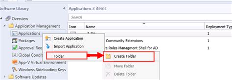powershell sccm 2012 r2 create folders to organize