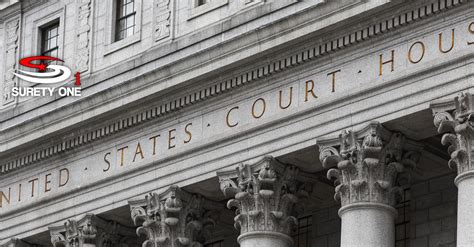 Federal Injunction Bond Injunction Bond U S District Court Surety One Inc