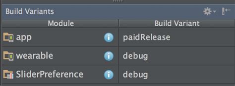 Android Studio If App Build Variant Configuration Is Release Do I