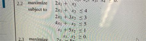 Solved 1 Implement The Simplex Method According To The