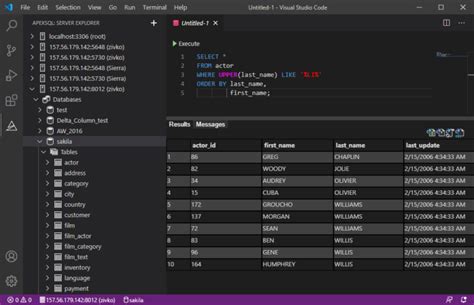 Visual Studio Code For Mysql And Mariadb Development