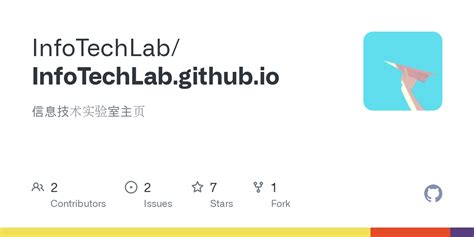 GitHub InfoTechLab InfoTechLab github io 信息技术实验室主页