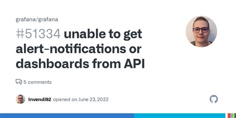 Unable To Get Alert Notifications Or Dashboards From API Issue Grafana Grafana GitHub